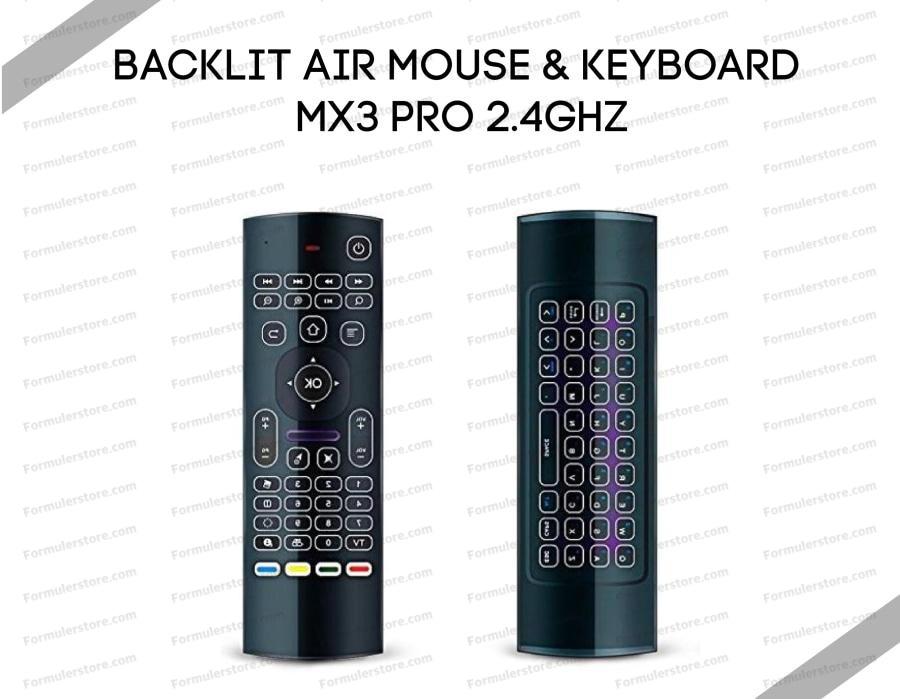 Backlit Air mouse & Keyboard MX3 Pro 2.4Ghz