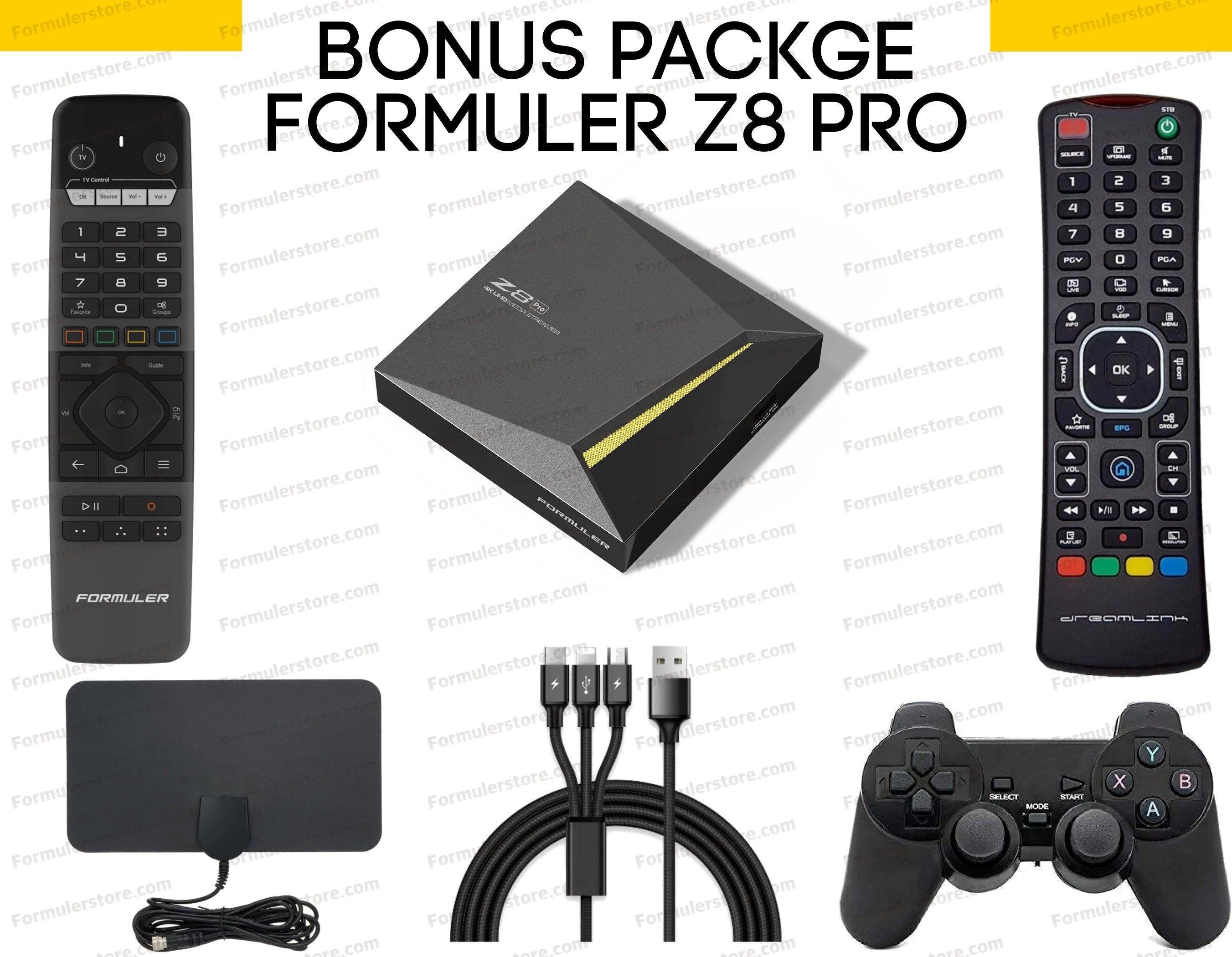 Formuler Z8 PRO BONUS PACKAGE